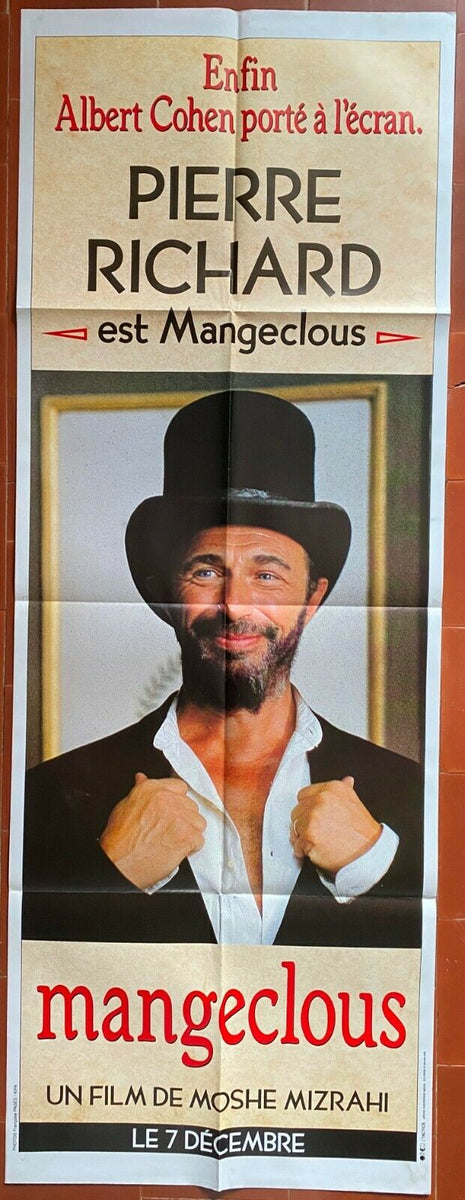 Affiche MANGECLOUS Moshé Mizrahi PIERRE RICHARD 60x160cm 1988 – CINEAD