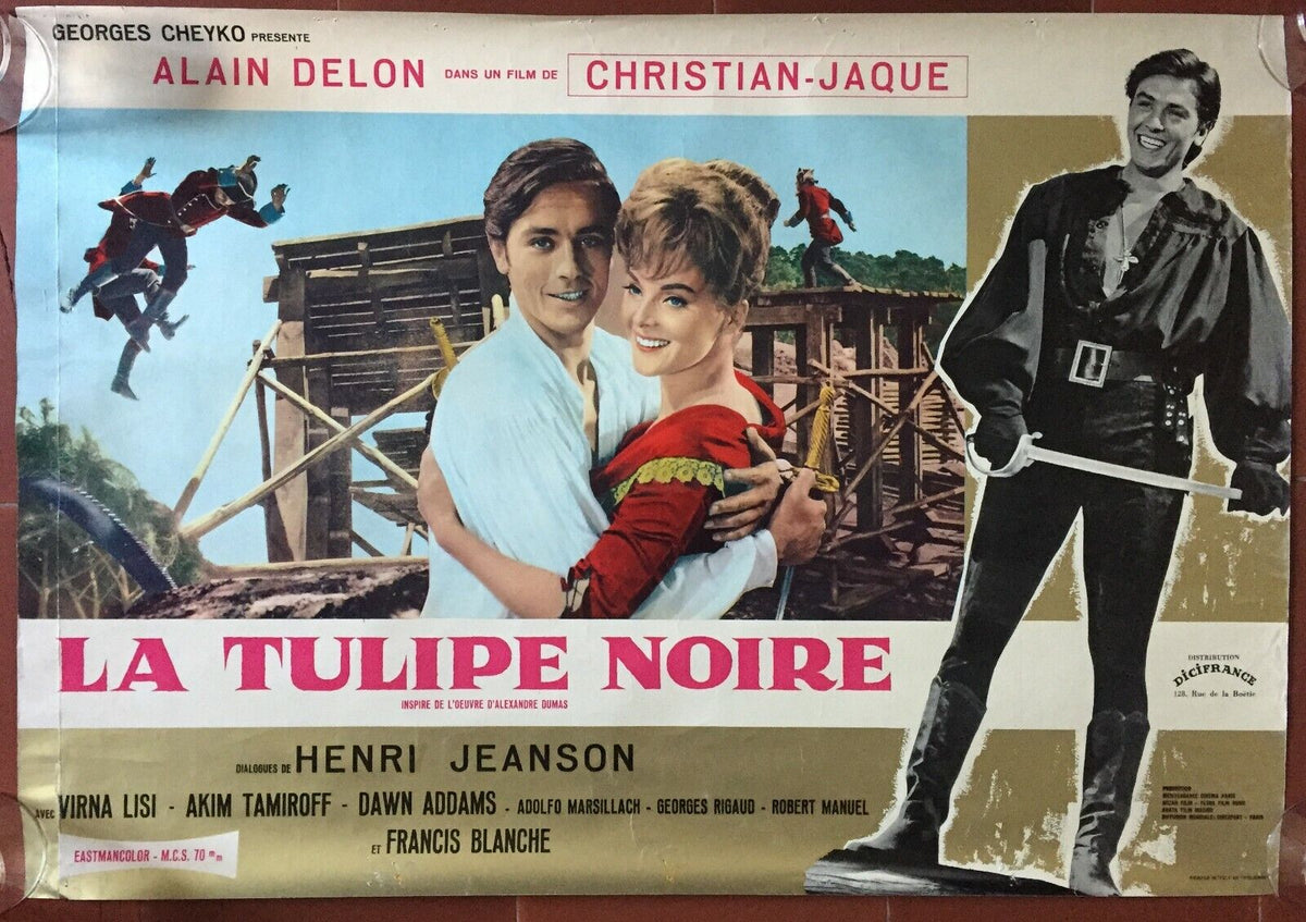Affiche Italienne LA TULIPE NOIRE Virna Lisi ALAIN DELON Christian-Jaq – CINEAD