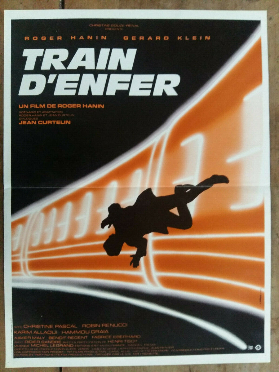 Poster HELL TRAIN Roger HANIN Gérard KLEIN 40x60cm – CINEAD