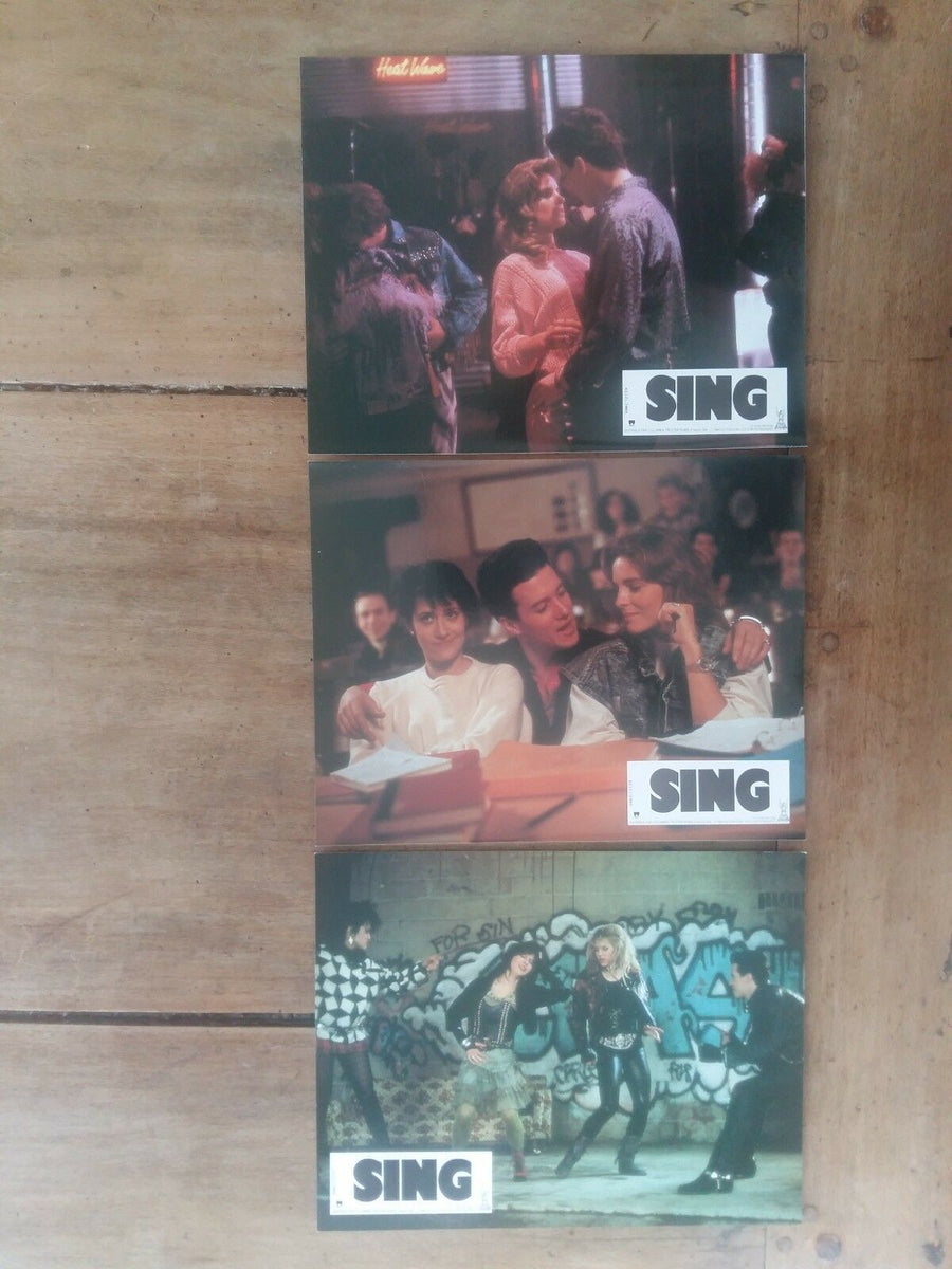 SING Lorraine BRACCO, Peter DOBSON full set 8 Photos * – CINEAD