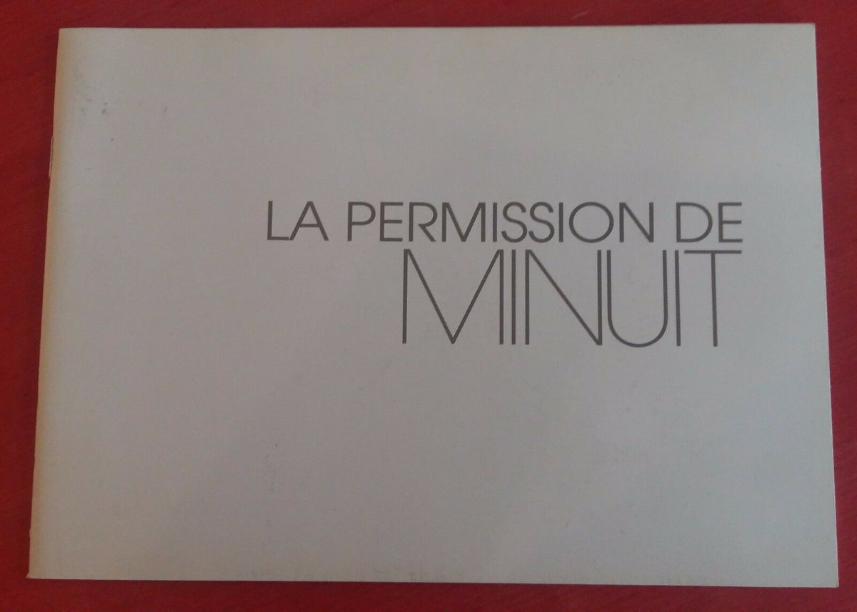 Press Kit MIDNIGHT PERMISSION Emmnauelle Devos VINCENT LINDON * – CINEAD