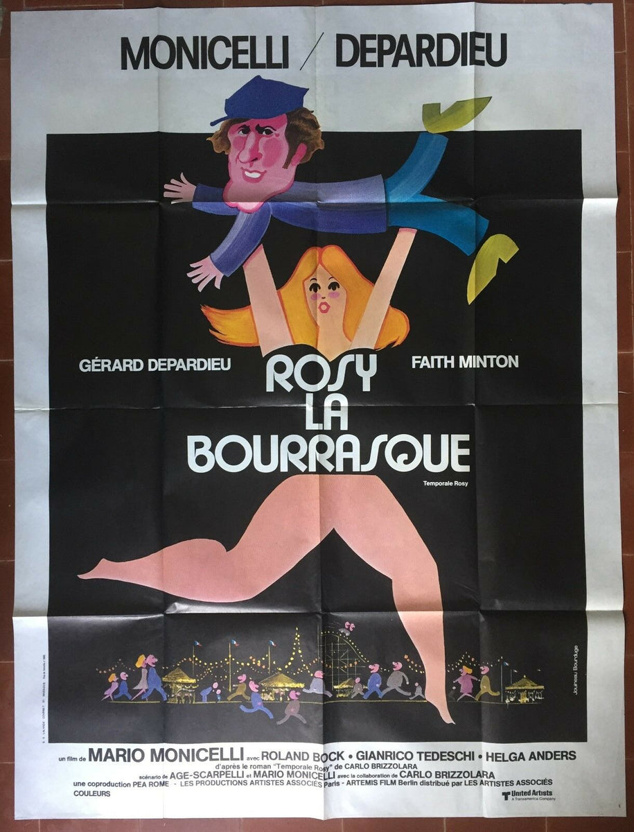 Poster ROSY LA BOURRASQUE Temporal Rosy GERARD DEPARDIEU Faiht Minton – CINEAD
