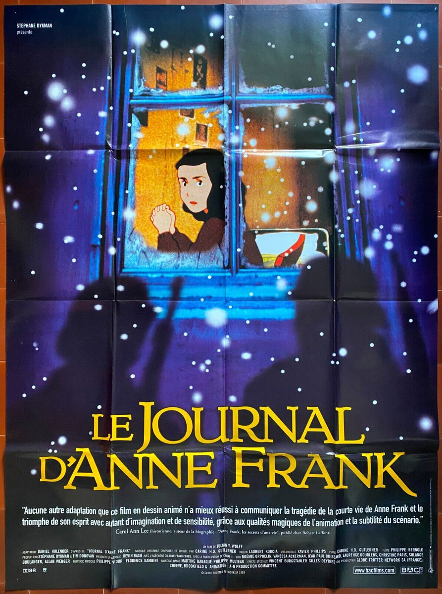 Poster THE DIARY OF ANNE FRANK Anne Frank's Diary JULIAN Y. WOLFF 120x ...
