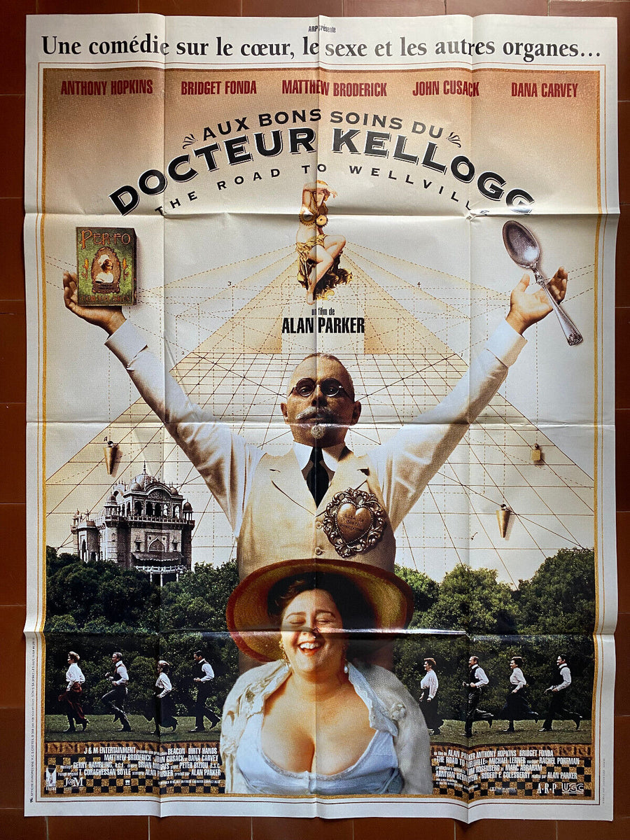 Poster DOCTOR KELLOGG Alan PARKER Anthony HOPKINS Bridget FONDA 120x16 – CINEAD