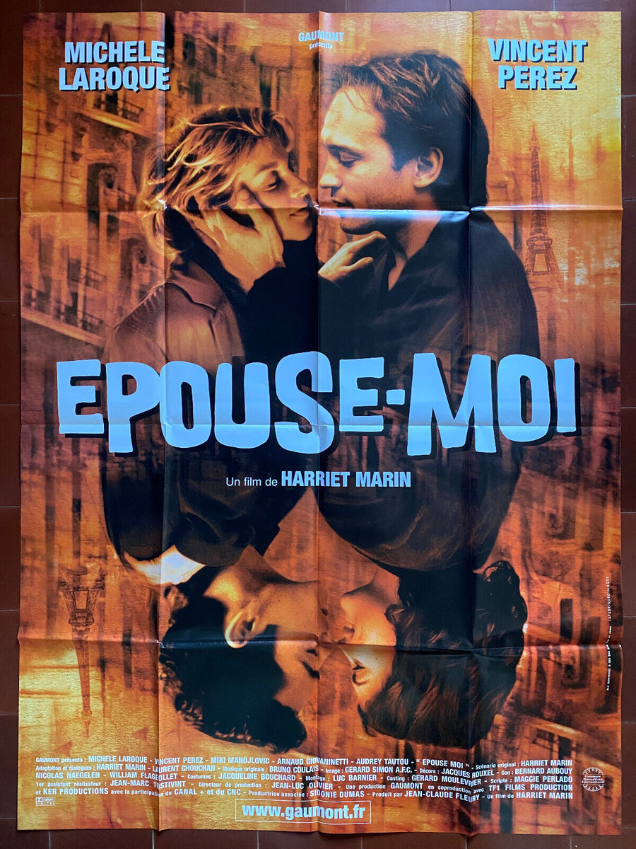 Affiche EPOUSE MOI Harriet MARIN Michele LAROQUE Vincent PEREZ 120x160 – CINEAD