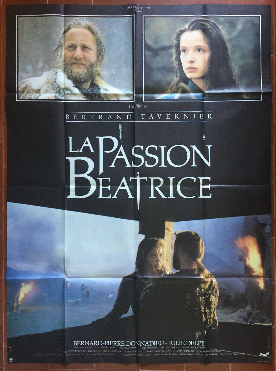 Affiche LA PASSION BEATRICE Bertrand Tavernier JULIE DELPY 120x160cm – CINEAD