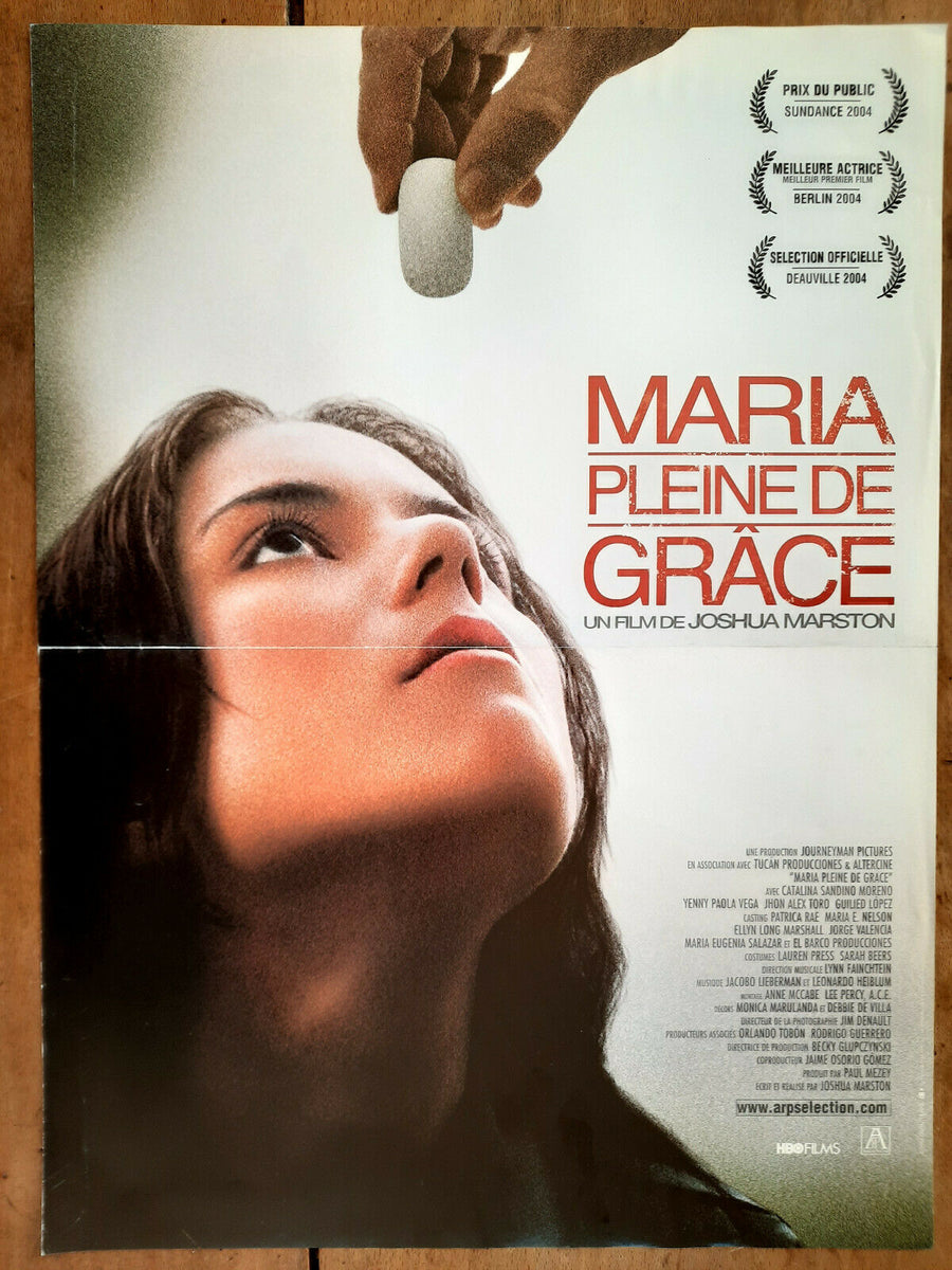 Poster MARIA FULL OF GRACE Joshua MARSTON Catalina SANDINO MORENO 40x6 – CINEAD