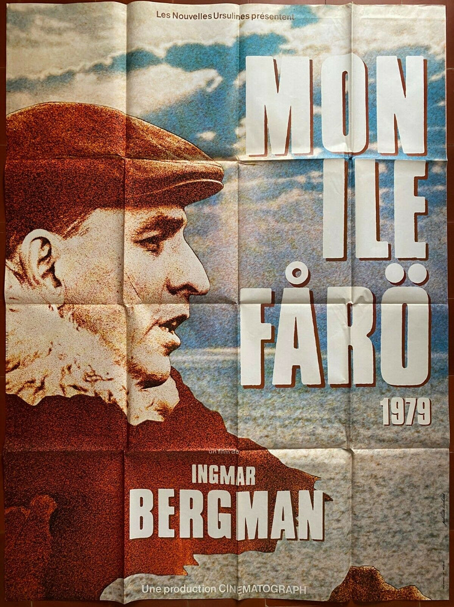 Poster MY ISLAND FARO Faro Dokument INGMAR BERGMAN 120x160cm 1979 – CINEAD