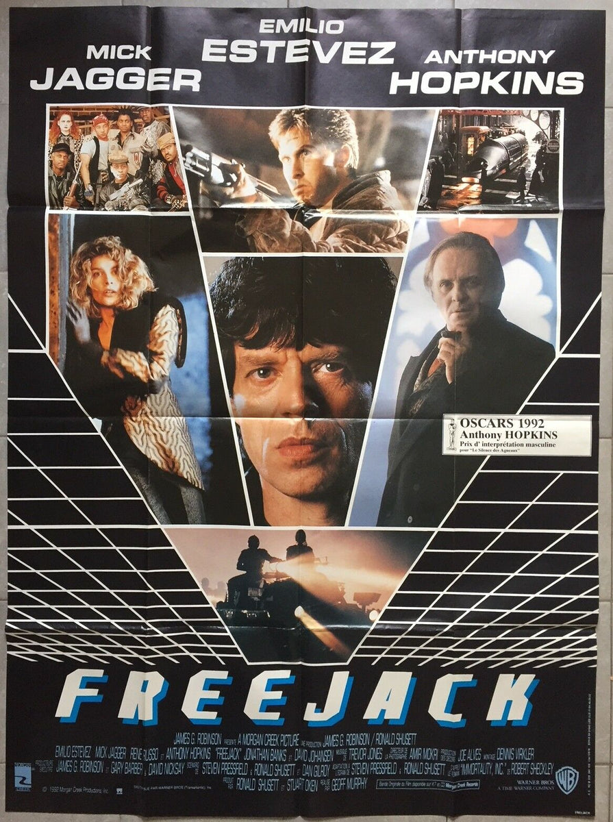 Poster FREEJACK Emilio Estevez MICK JAGGER René Russo 120x160cm – CINEAD
