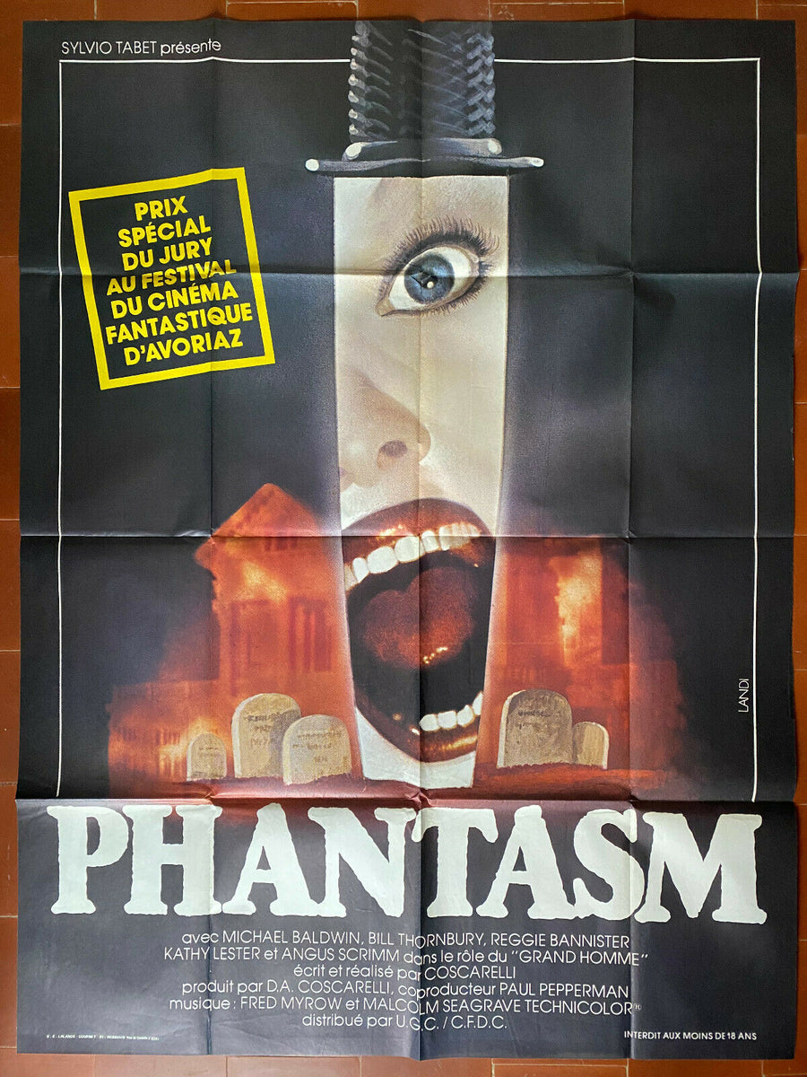 Poster PHANTASM Don COSCARELLI Reggie BANNISTER A.Michael BALDWIN 120x – CINEAD