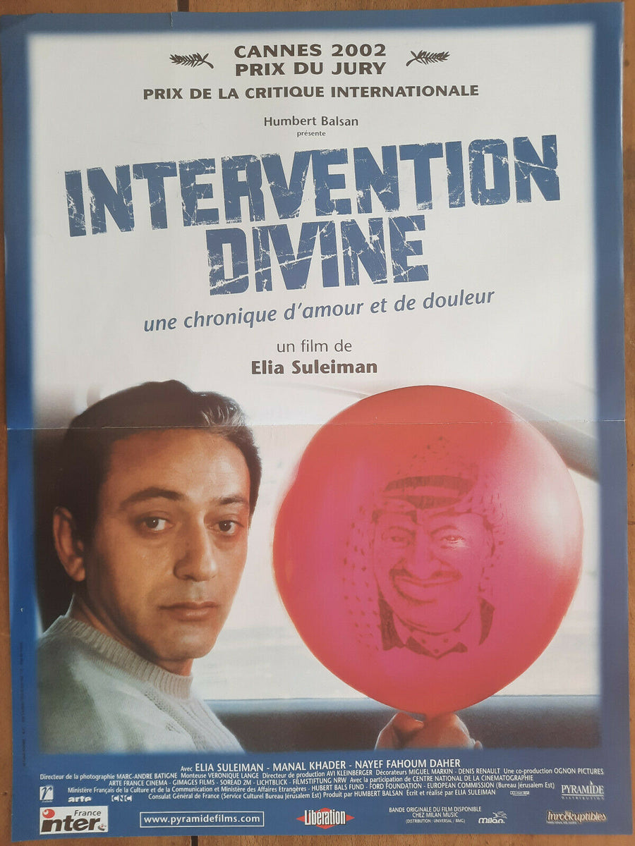Poster DIVINE INTERVENTION Elia SULEIMAN Manal KHADER 40x60cm – CINEAD