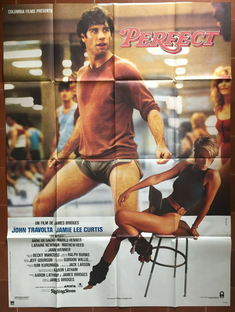 Poster Perfect Jamie Lee Curtis John Travolta James Bridges Dance 120x