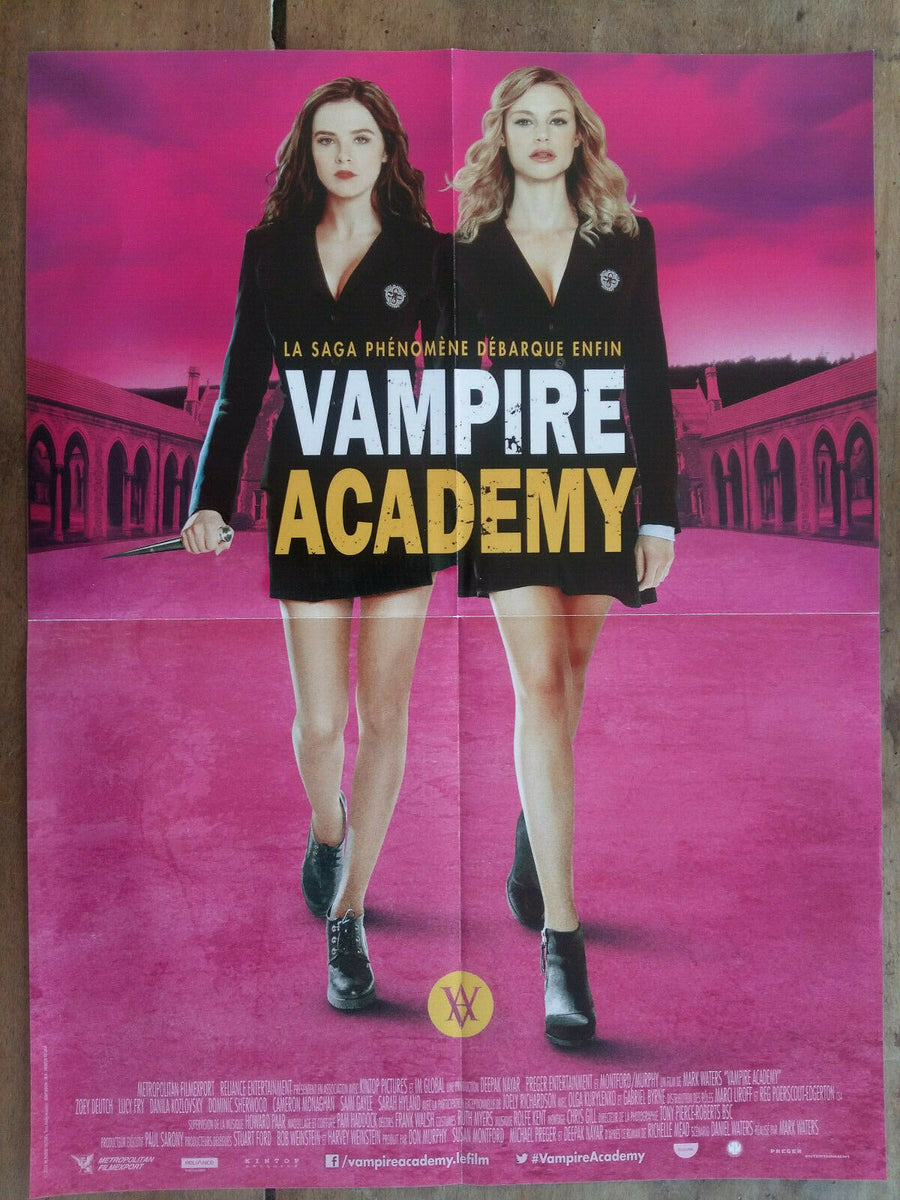 VAMPIRE ACADEMY Poster Mark WATERS Zoey DEUTCH Lucy FRY 40X60cm – CINEAD