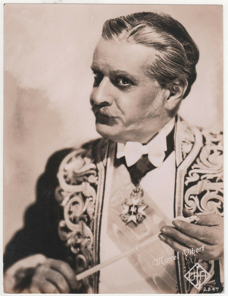 MARCEL VIBERT Portrait UFA Original Photo 40's – CINEAD