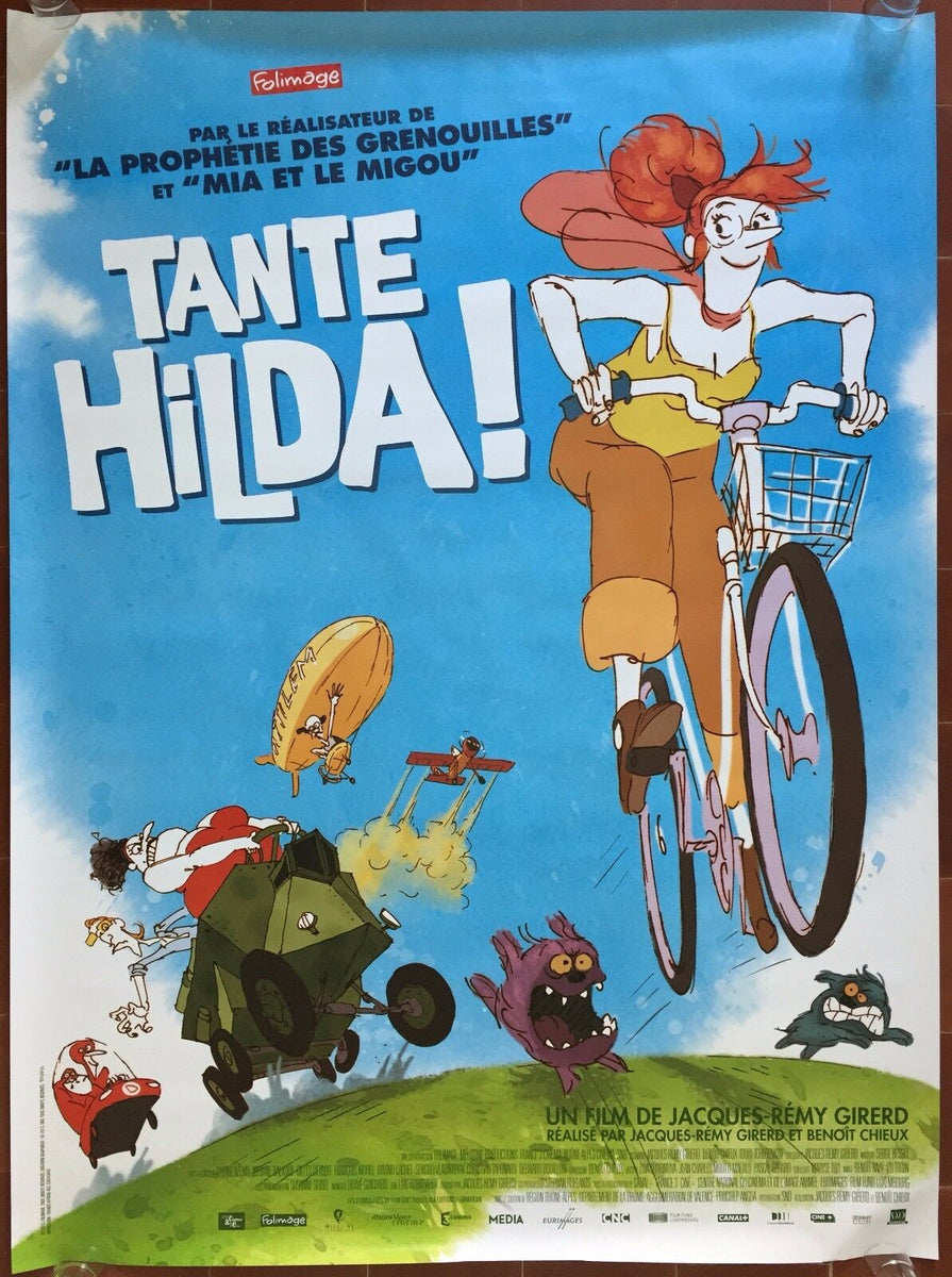 TANTE HILDA Poster Jacques-Remy Girered BENOIT CHIEUX 120x160cm Rolled – CINEAD