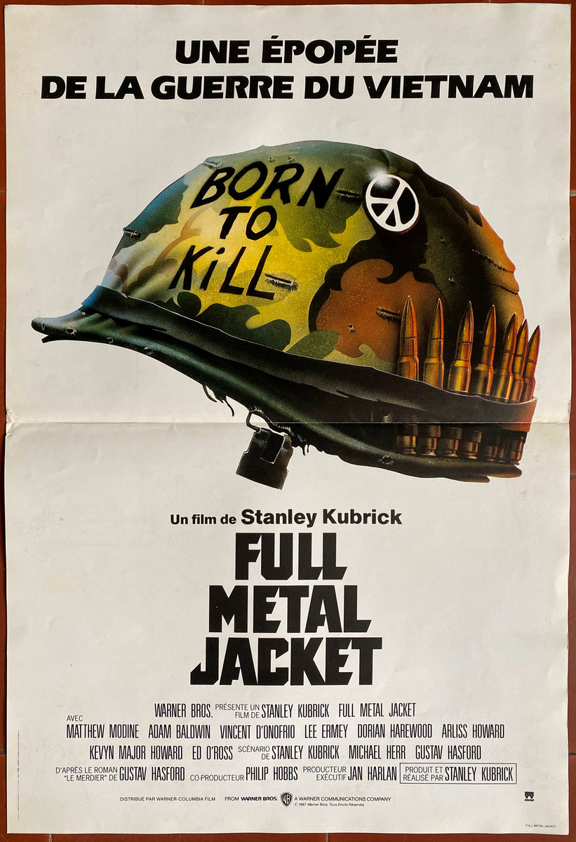 Poster FULL METAL JACKET Matthew Modine STANLEY KUBRICK Vietnam War 40 ...