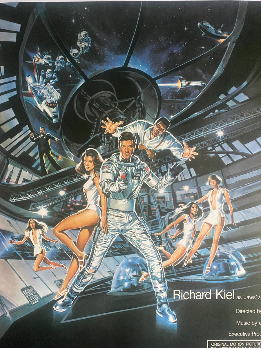Affiche anglaise quad MOONRAKER Roger Moore JAMES BOND 007 76x102cm 19 ...