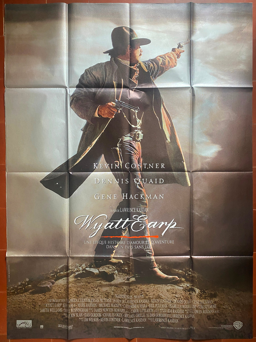 Affiche WYATT EARP Dennis Quaid KEVIN COSTNER Gene Hackman 120x160cm ...