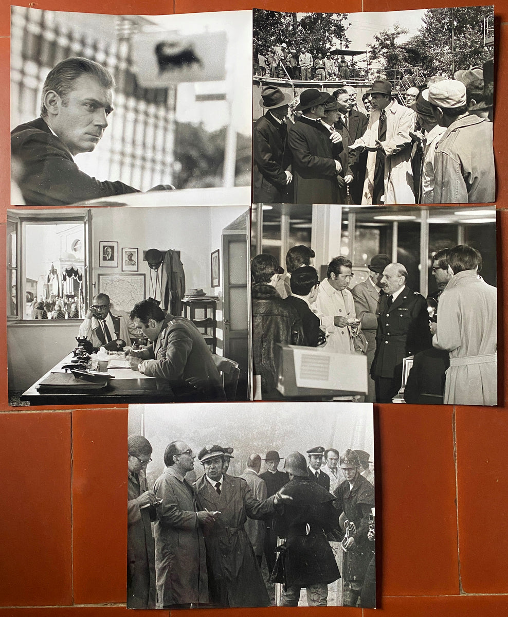 5 Photos originales L'AFFAIRE MATTEI Francesco Rosi GIAN MARIA VOLONTE ...