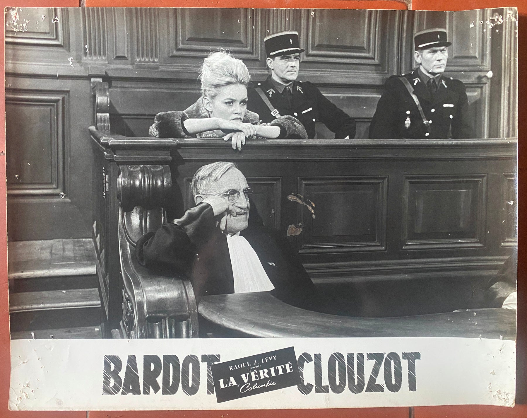 Photo originale LA VERITE Henri-George Clouzot BRIGITTE BARDOT Tribuna ...