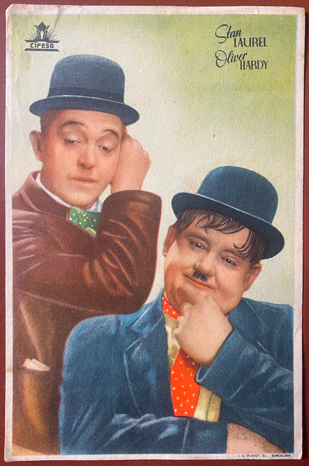 Programme Espagnol STAN LAUREL OLIVER HARDY Laurel & Hardy 40's – CINEAD