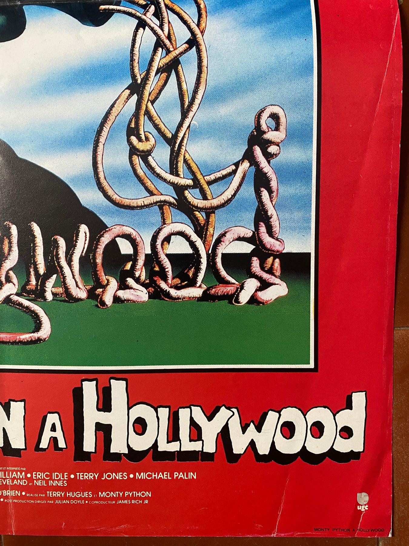 Affiche MONTY PYTHON A HOLLYWOOD Graham Chapman TERRY GILLIAM 40x60cm ...