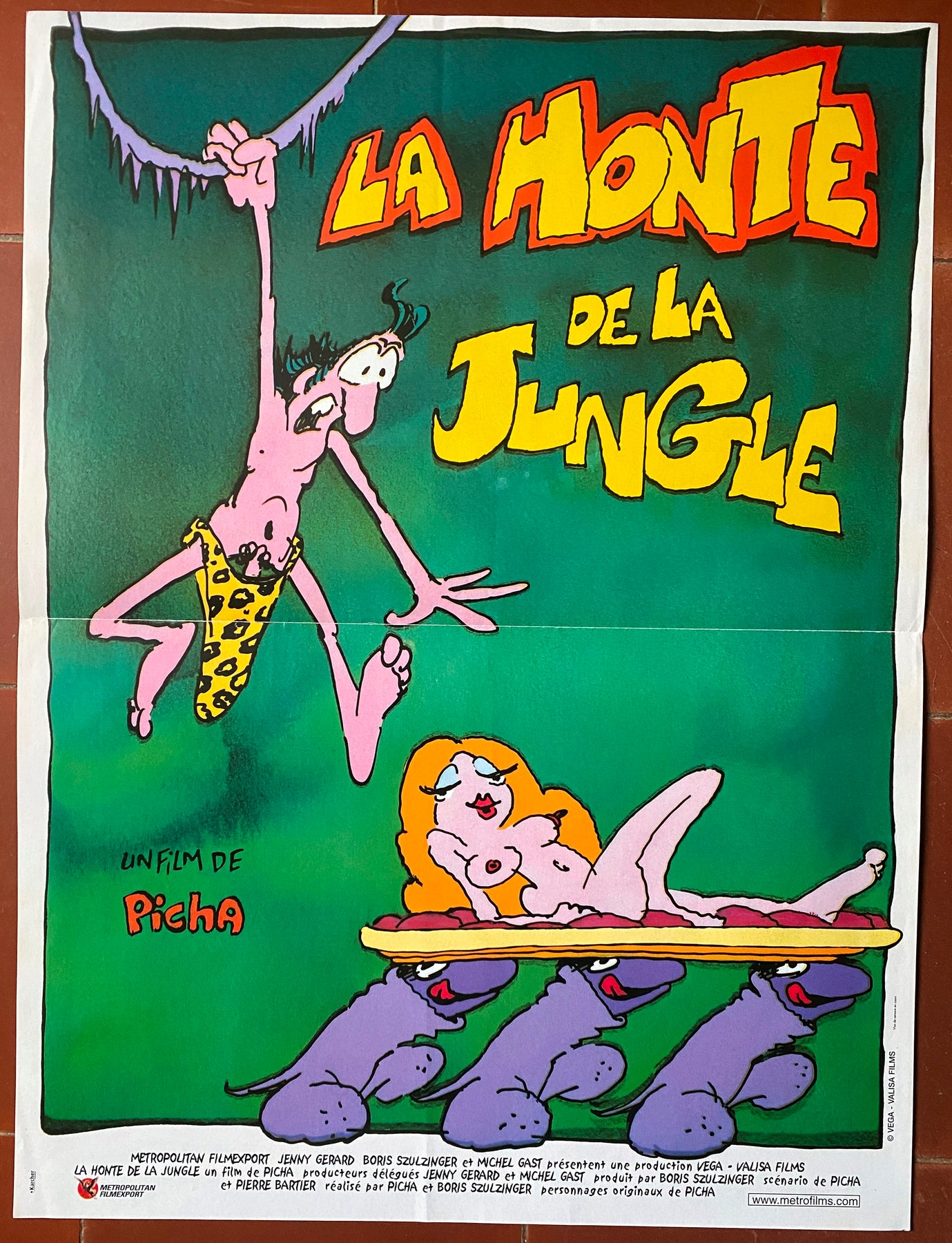 Affiche TARZOON LA HONTE DE LA JUNGLE Animation Picha 40x60cm – CINEAD