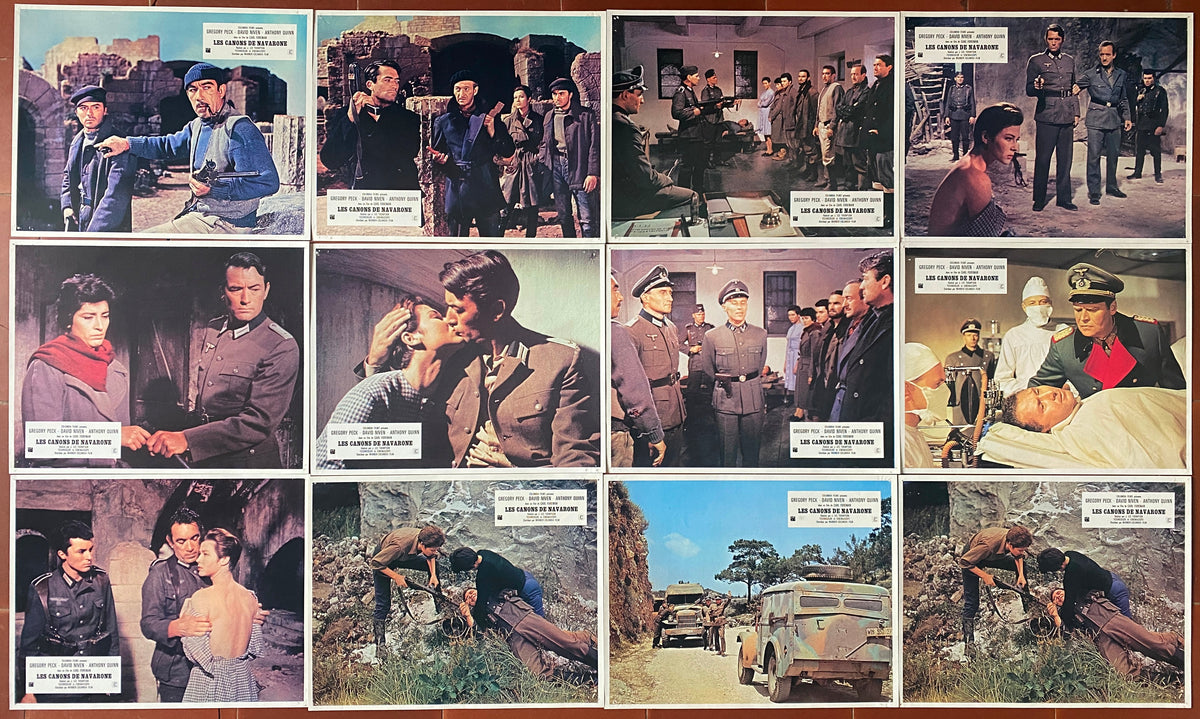 12 Photos LES CANONS DE NAVARONE David Niven GREGORY PECK Anthony Quin ...