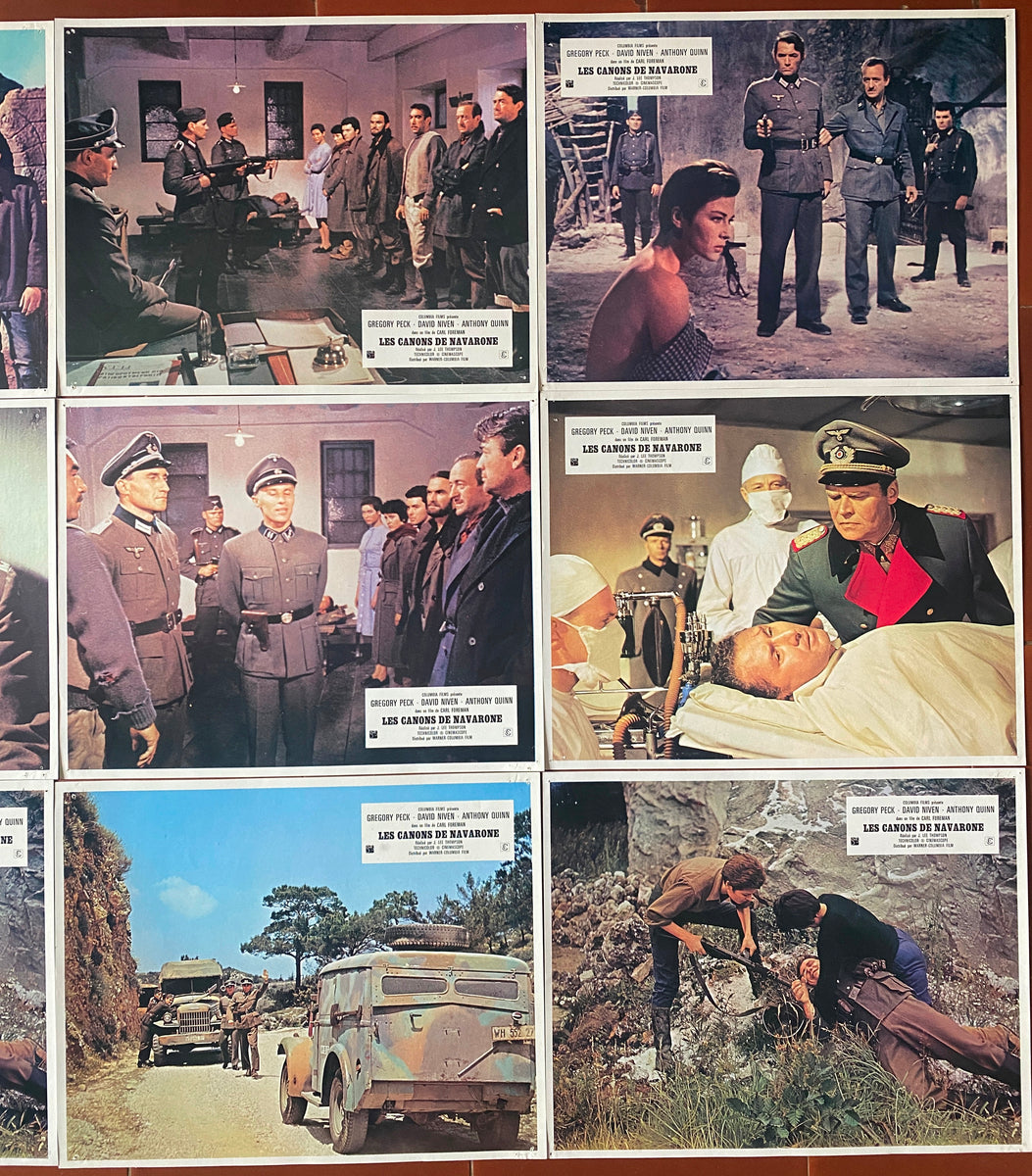 12 Photos LES CANONS DE NAVARONE David Niven GREGORY PECK Anthony Quin ...