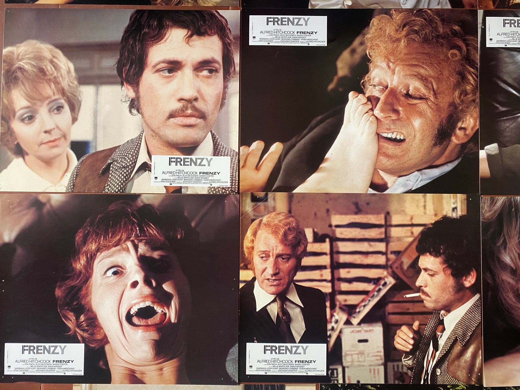 11 Photos originales FRENZY Jon Finch ALFRED HITCHCOCK Barry Foster 19 ...
