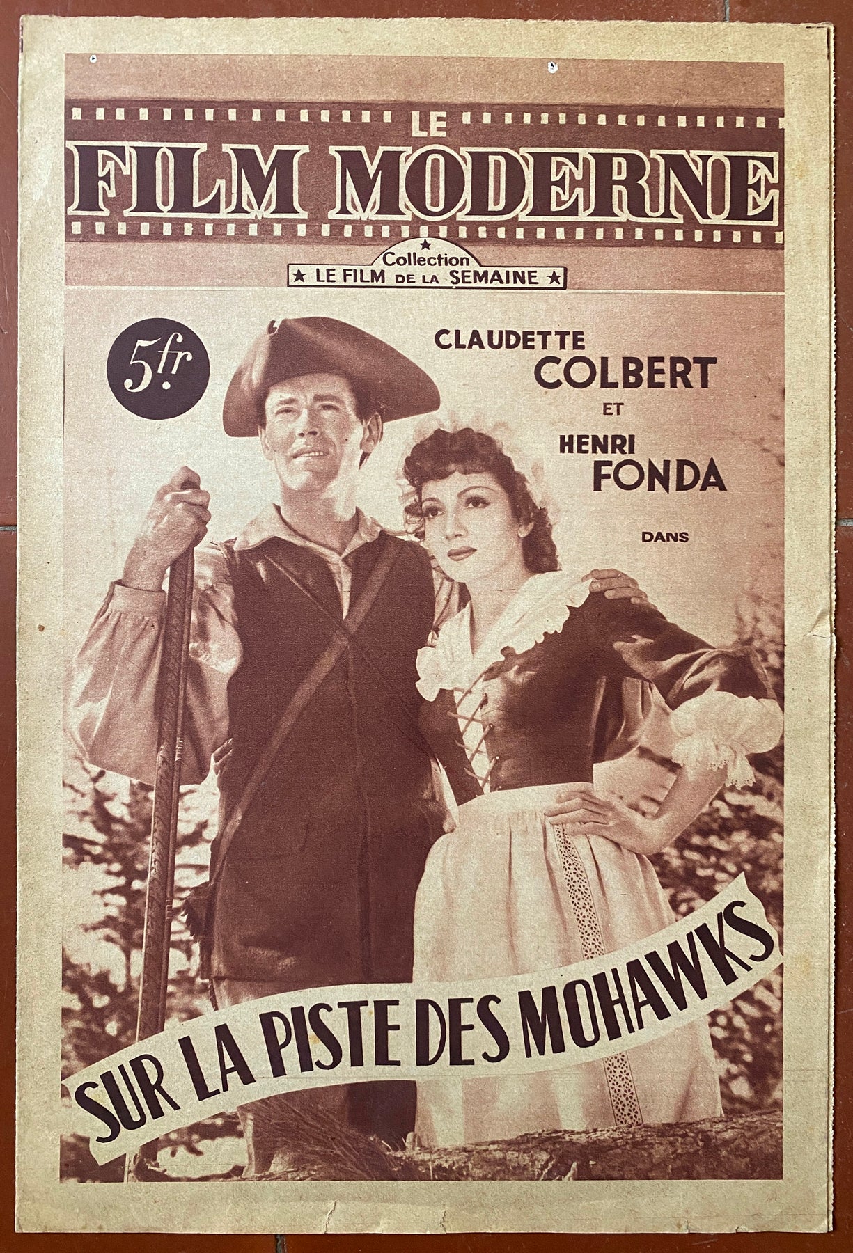 Magazine LE FILM MODERNE Sur la piste des Mohawks Henry Fonda John For ...