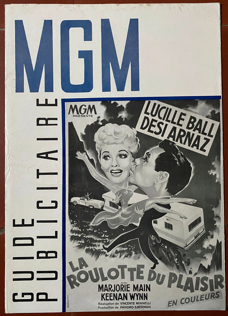 Dossier de presse LA ROULOTTE DU PLAISIR Lucille Ball DESI ARNAZ 1954 ...