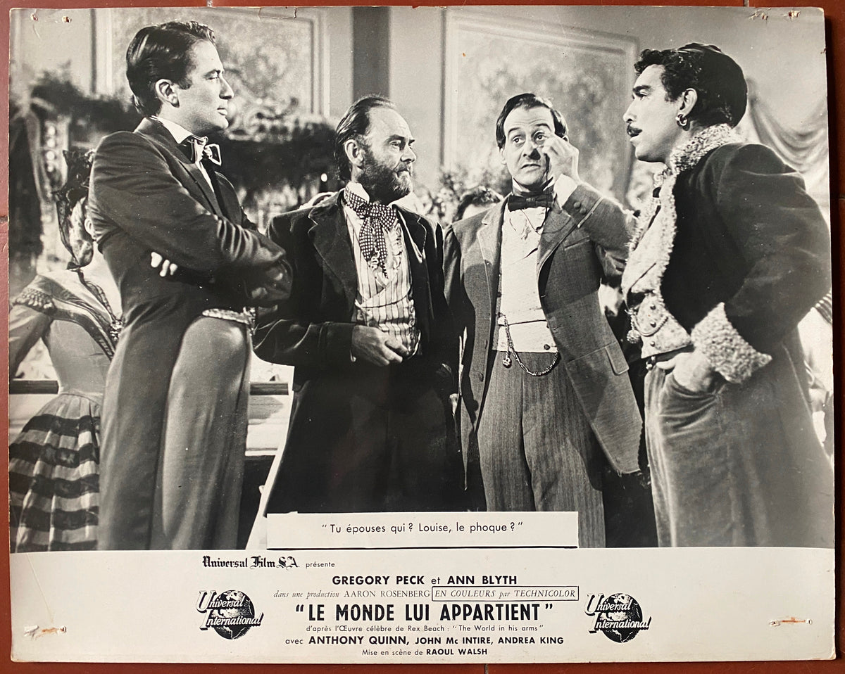 Photo originale LE MONDE LUI APPARTIENT World in his arms GREGORY PECK ...