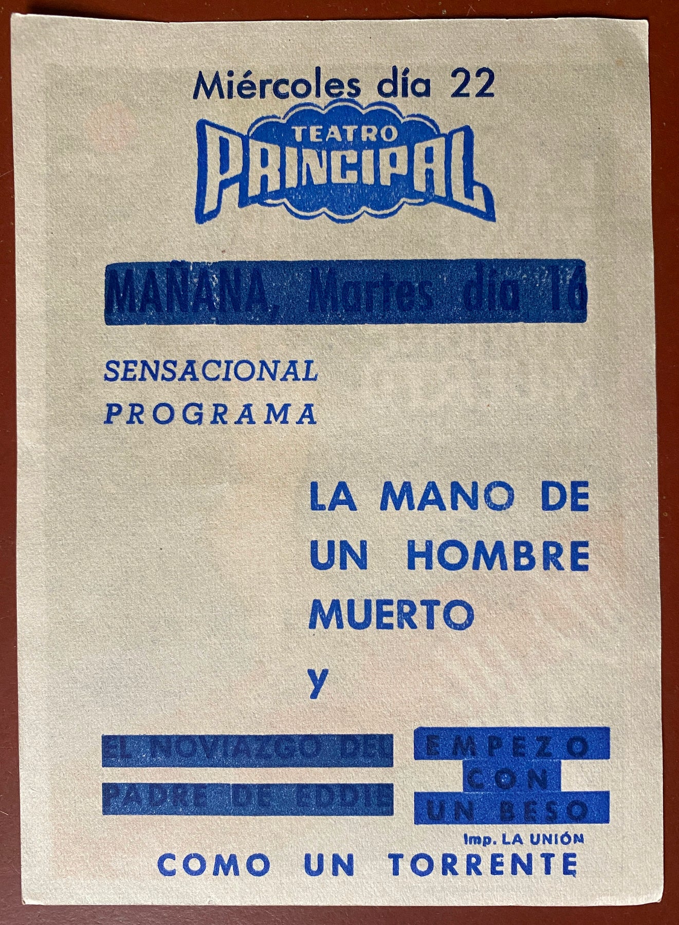 Programme Espagnol LE SADIQUE BARON VON KLAUS Jesus Franco ANA CASTOR ...