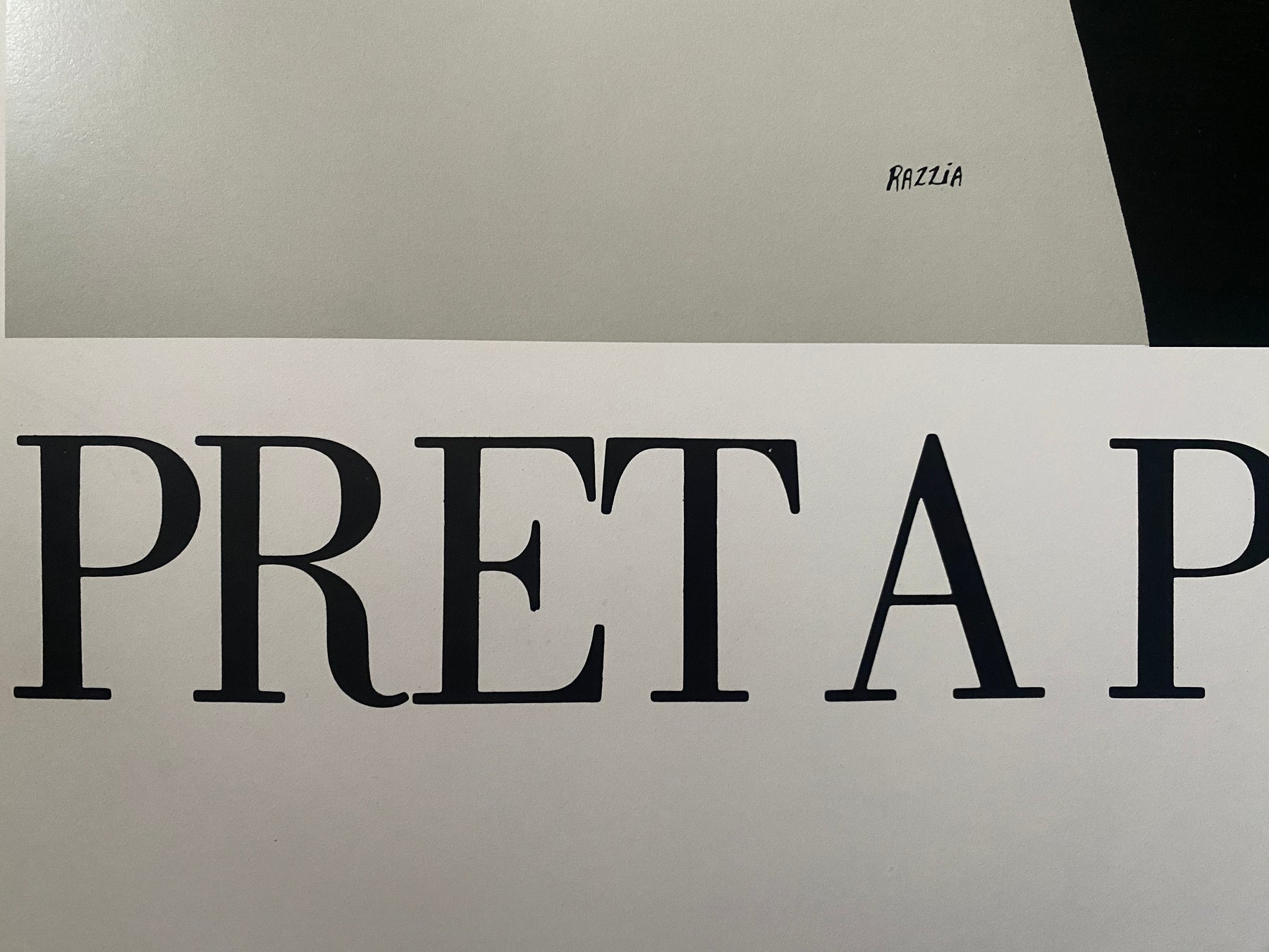 Affiche PARIS PRET A PORTER FEMININ Mode RAZZIA 60x90cm 1982 – CINEAD