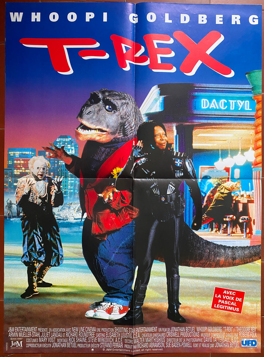 Affiche T-REX Whoopi GOLDBERG Jonathan BETUEL Enfant Dinosaure 60x80cm ...