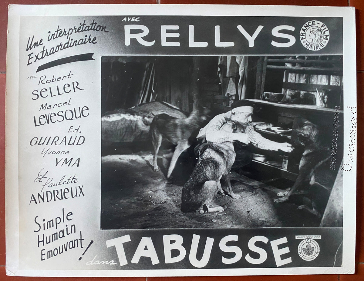Photo originale TABUSSE Jean Gehret RELLYS 1949 – CINEAD