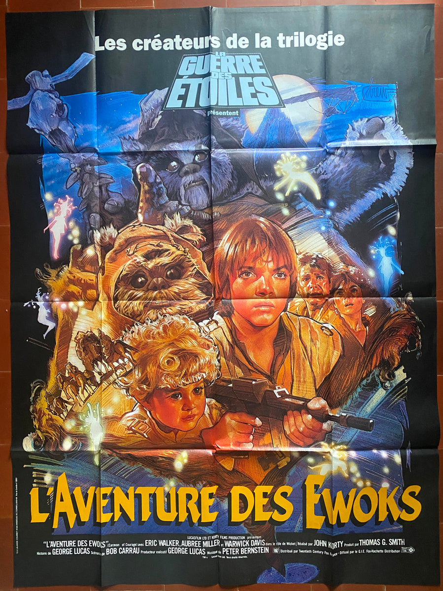 Poster THE ADVENTURE OF THE EWOKS Davis Warwick ERIC WALKER John Korty ...