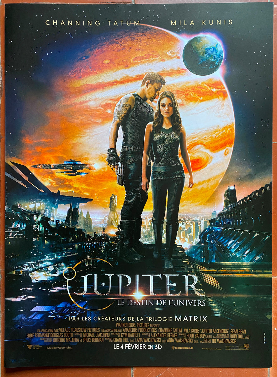 Poster JUPITER THE DESTINY OF THE UNIVERSE Lana WACHOWSKI Channing TAT ...