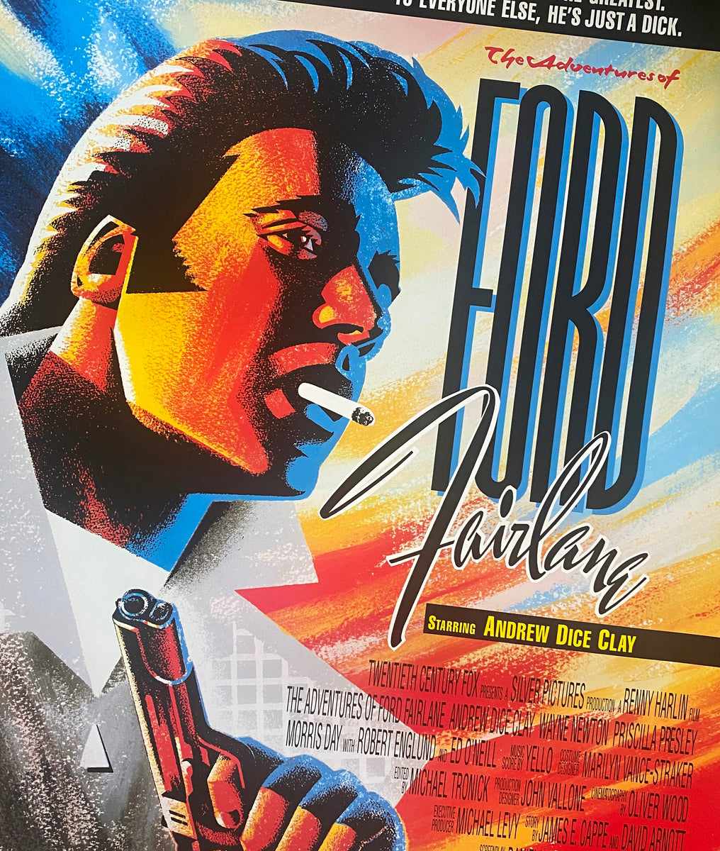 Affiche américaine LES AVENTURES DE FORD FAIRLANE Andrew Dice Clay 69x ...