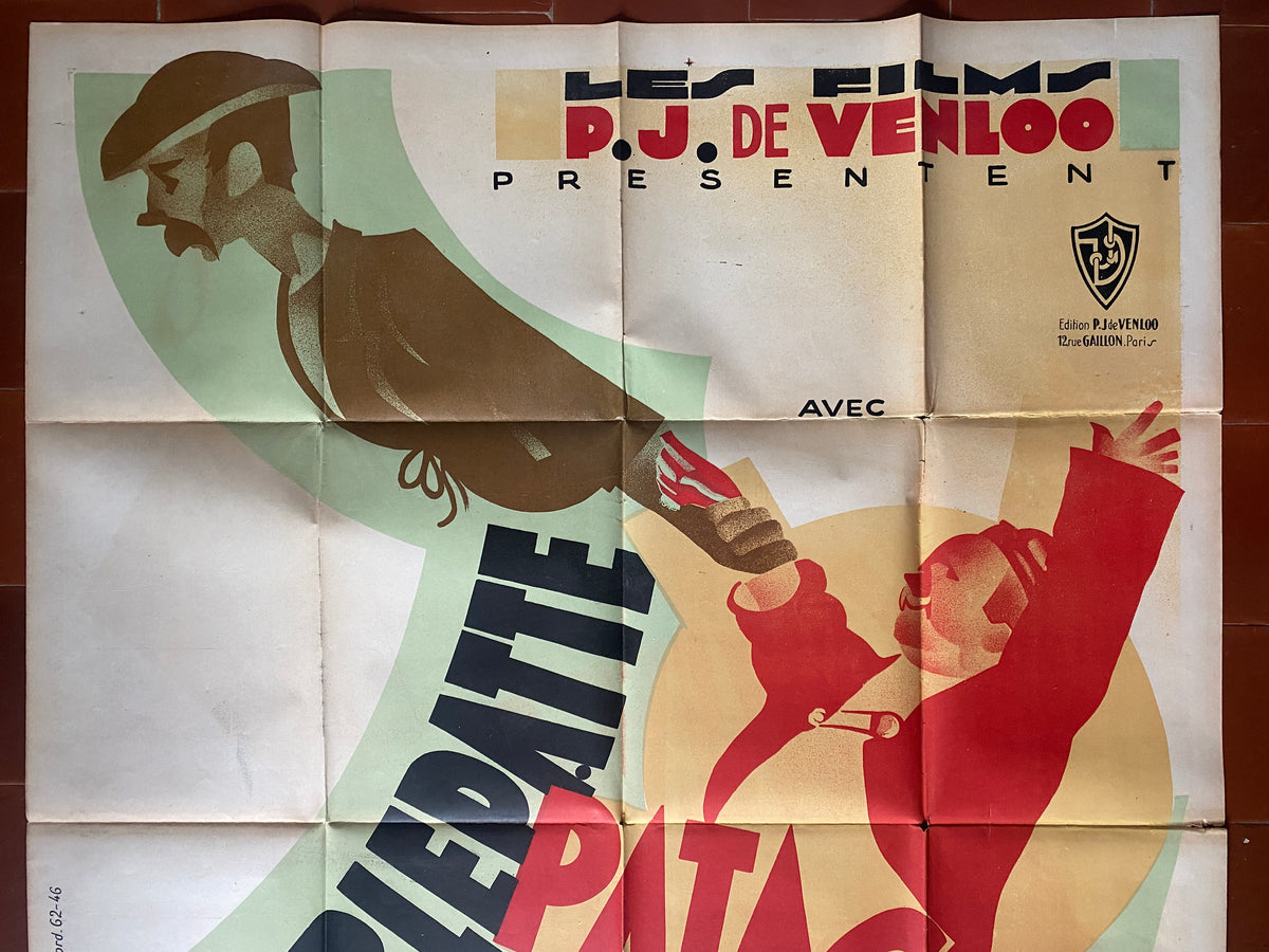 Poster DOUBLEPATTE ET PATACHON Pat & Patachon CARL SCHENSTROM Hara – CINEAD