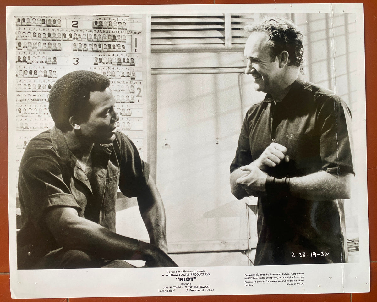 Photo originale LA MUTINERIE Riot JIM BROWN Gene Hackman 1969 – CINEAD