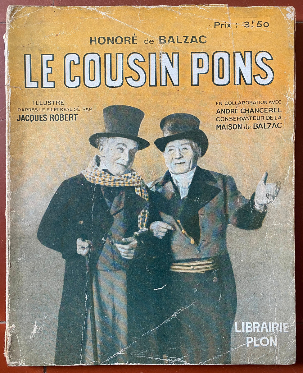 Magazine LE COUSIN PONS Honoré de Balzac HENRI BAUDIN Gaston Modot 192 ...
