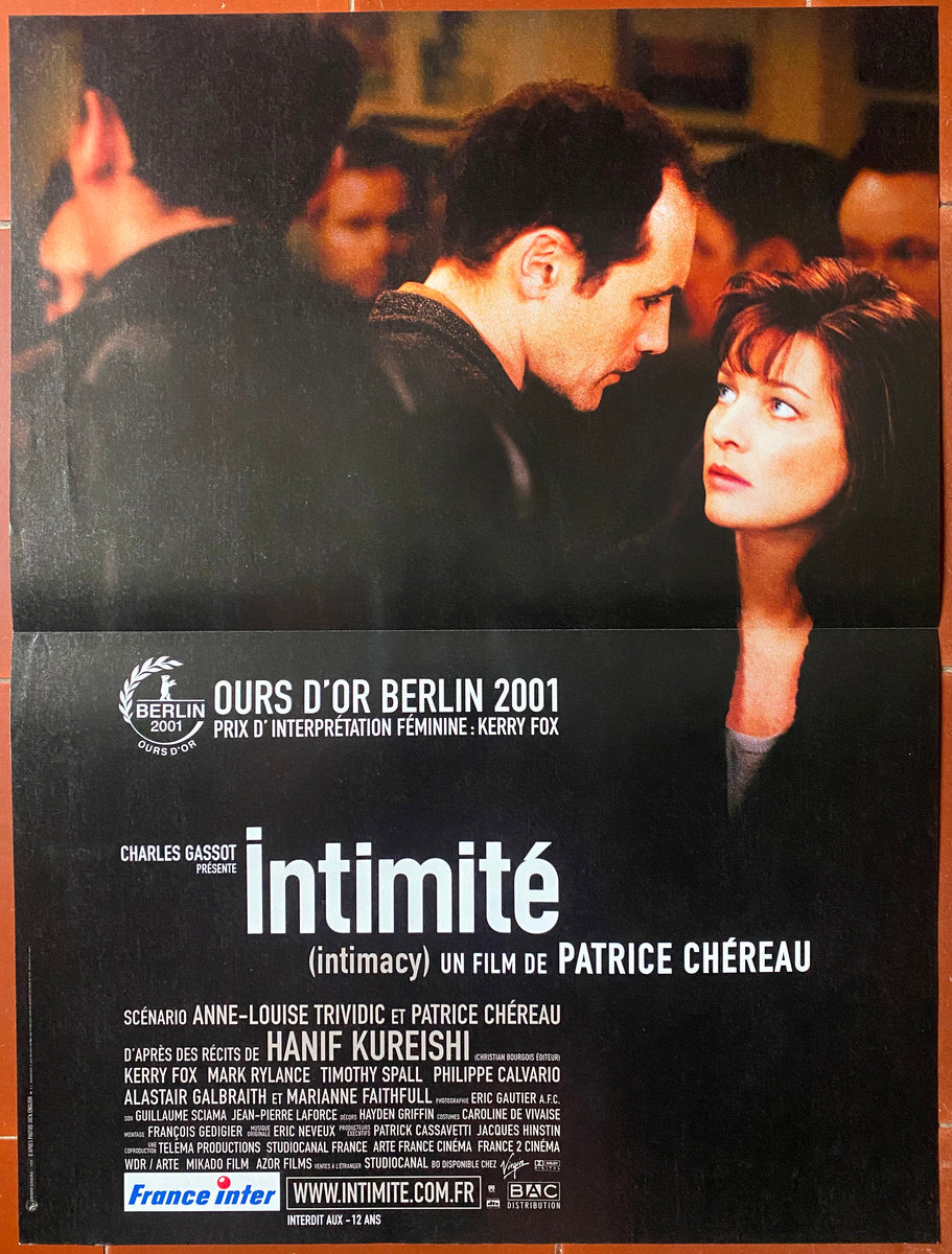 Affiche INTIMITE Intimacy PATRICE CHEREAU Mark Rylance 40x60cm – CINEAD