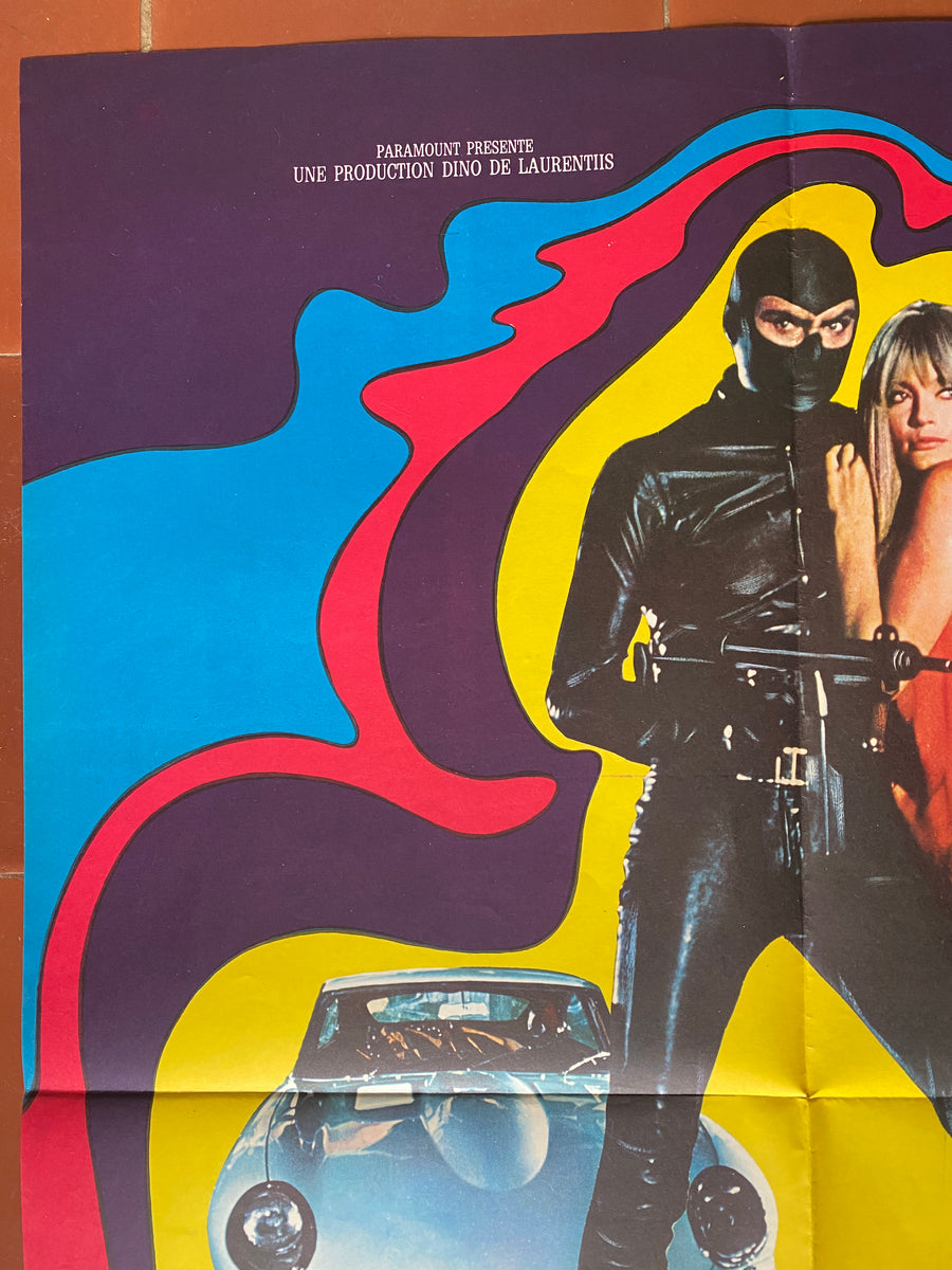 Poster DANGER DIABOLIK John Philip Law MARIO BAVA Marisa Mell JAGUAR A ...