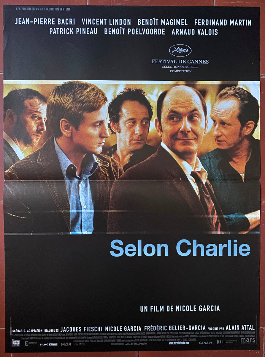 Poster ACCORDING TO CHARLIE Nicole Garcia BENOIT MAGIMEL Jean-Pierre B ...