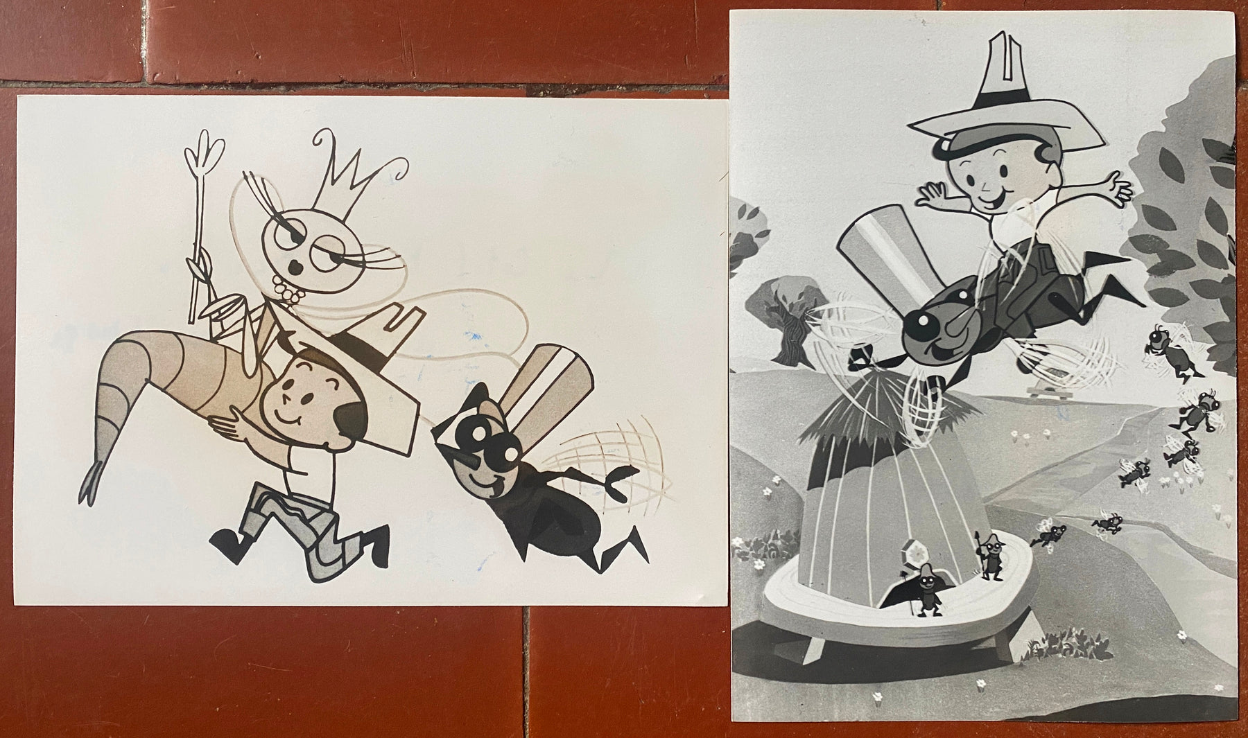 2 Photos originales JOE PETIT BOUM-BOUM Animation JEAN IMAGE 13x18cm 1 ...