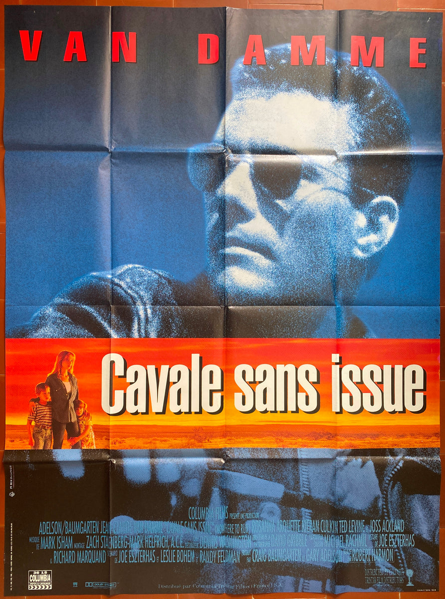 Affiche CAVALE SANS ISSUE Rosanna Arquette JEAN-CLAUDE VAN DAMME 120x1 ...