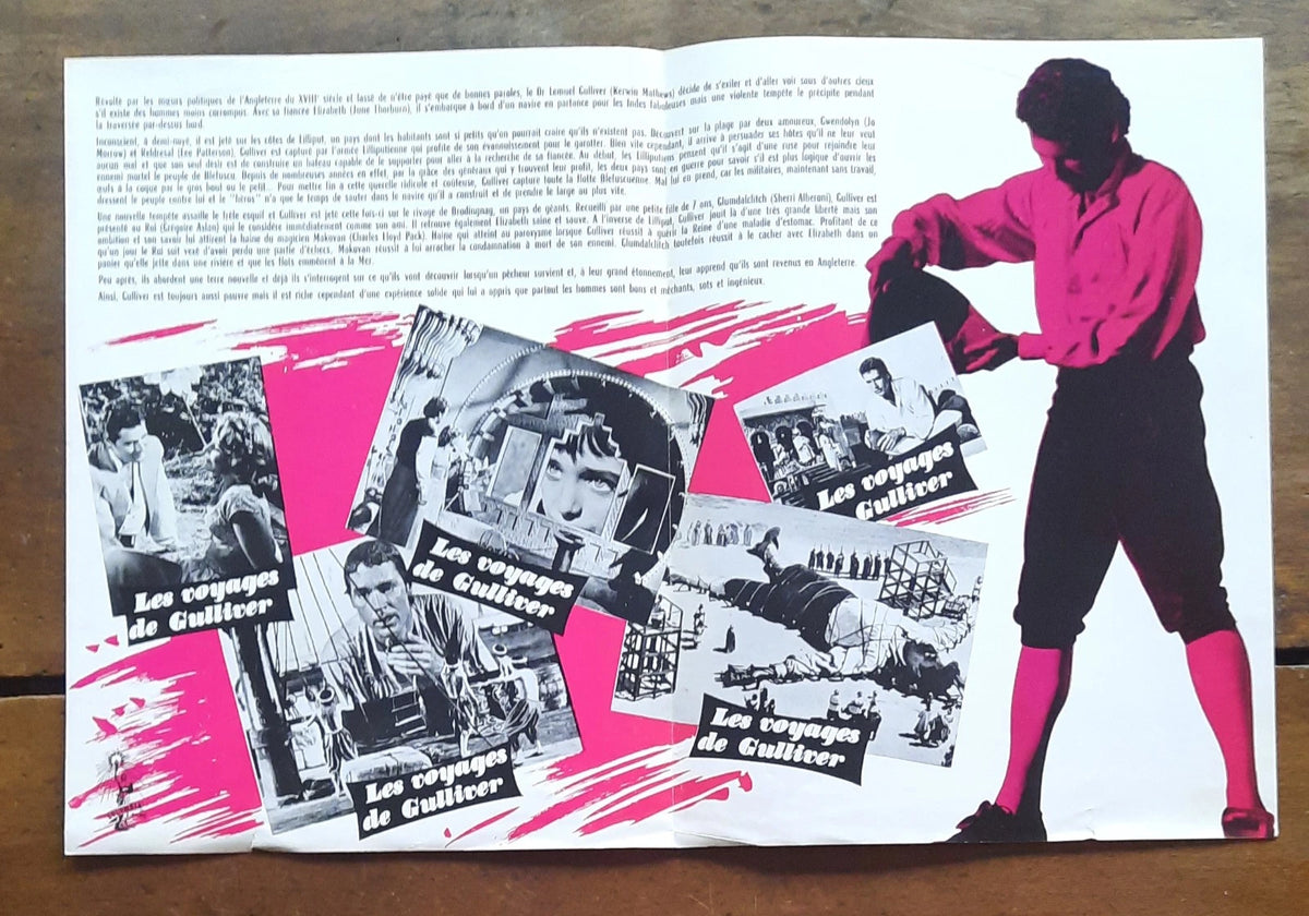 Dossier de presse LES VOYAGES DE GULLIVER Jack SHER Kerwin MATHEWS J M ...