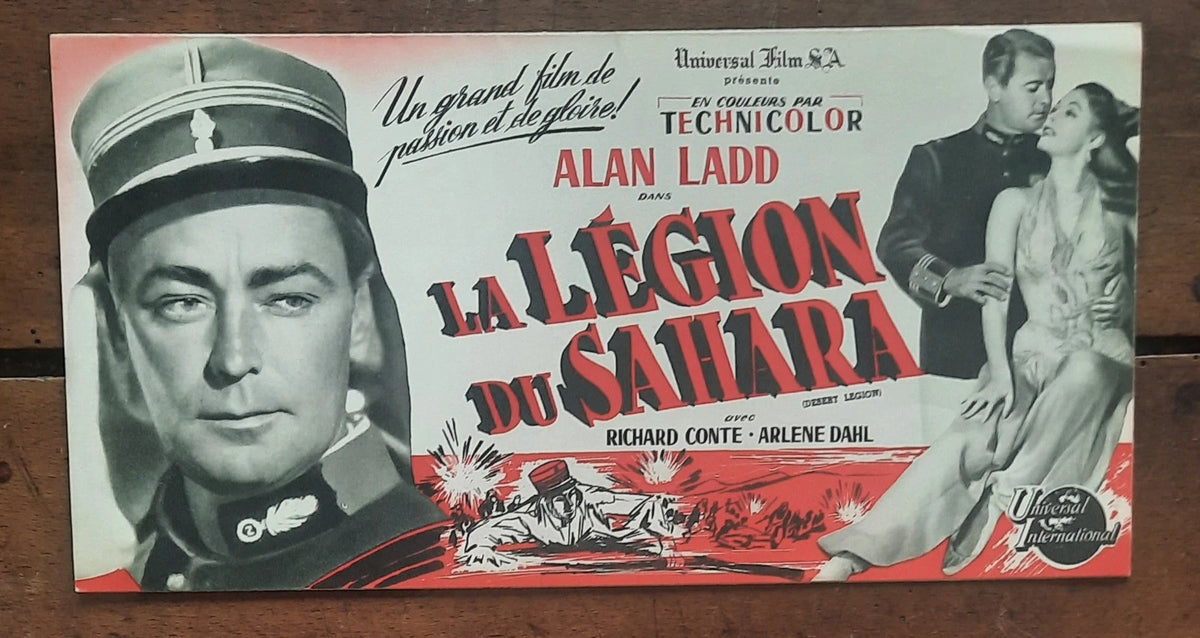Dossier de presse LA LEGION DU SAHARA Alan LADD Richard CONTE Arlene D ...